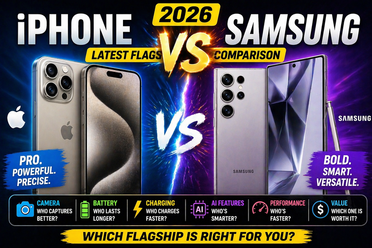 iPhone vs Samsung 2026: Full Comparison (Camera, AI, Battery, Value ...